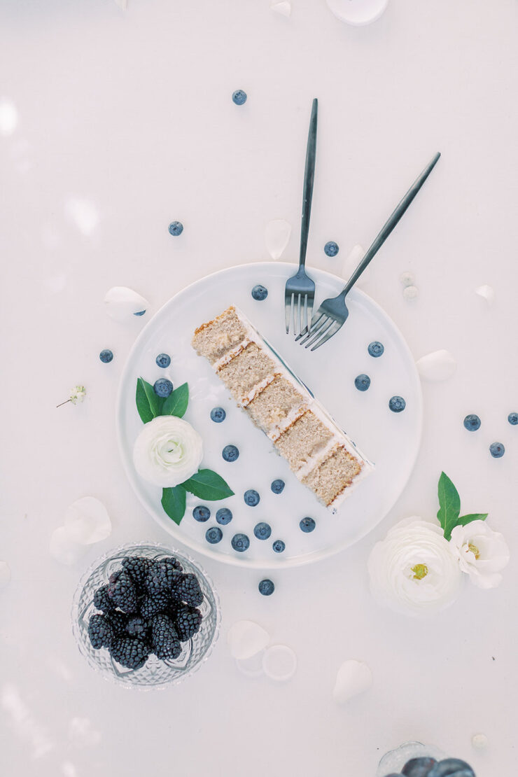 Inspiration-Filled Blueberry Floral Mini Wedding in Seattle ⋆ Ruffled