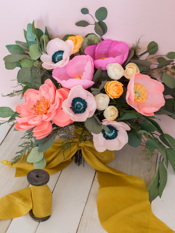 DIY Paper Flower Bouquet ⋆ Ruffled