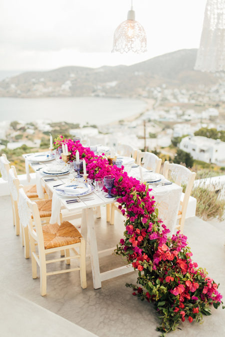 Grecian Folklore Inspired Table by the Sea ⋆ Ruffled