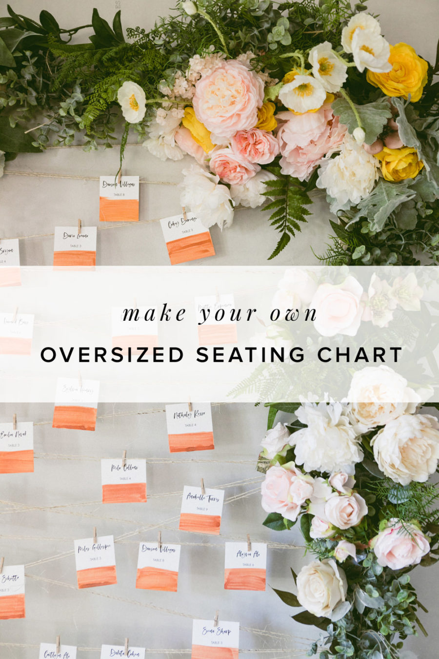 DIY Wall Seating Chart Frame ⋆ Ruffled
