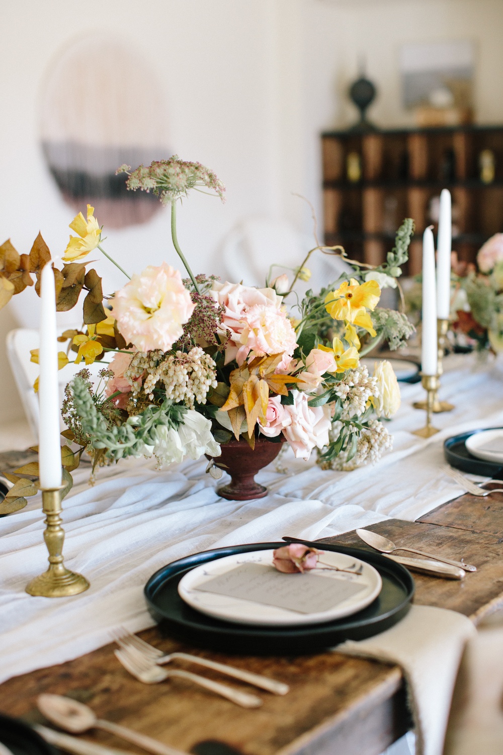 Vintage Bohemian Dinner Party for Antique Week in Texas ⋆ Ruffled